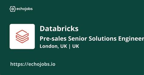 Databricks Is Hiring Solutions Engineer De And Cloud London Uk Uk