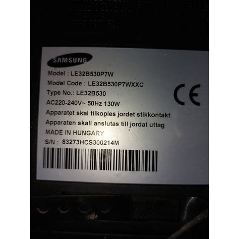 User manual Samsung LE32B530P7W (English - 368 pages)