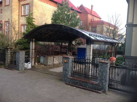 Навесы в Калининграде - купить автонавес из поликарбоната в ...