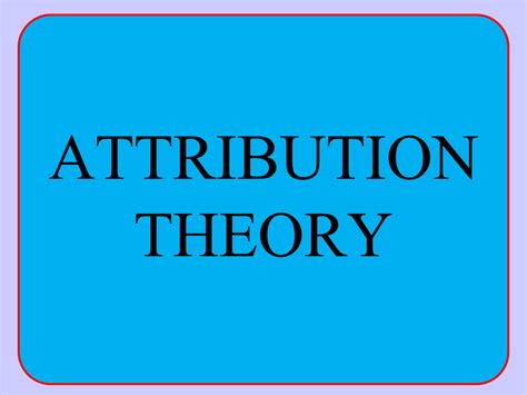 A Level Pe 2016 Attribution Theory Presentation Teaching Resources