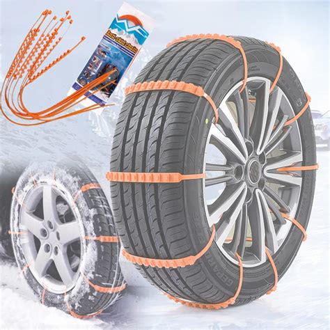 Amazonfr Chaînes à Neige Pour Voiture 12 Pcs Chaînes De Pneus D
