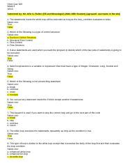 MIS6232 Computer Programming 2 New Short Quiz 003 Docx Short Quiz