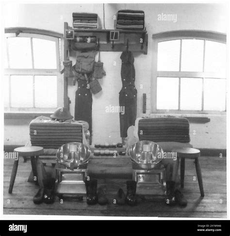 Military Detention Barracks Carrickfergus Lay Out Of Soldiers Under Sentence Kit Shows Two