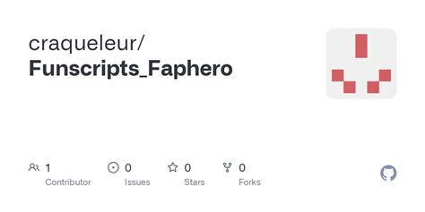 Github Craqueleurfunscriptsfaphero