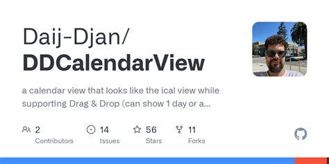 github daij djan ddcalendarview a calendar view that looks like the