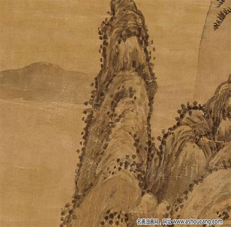 董邦达国画 群峰插云 高清大图下载 名画油画网