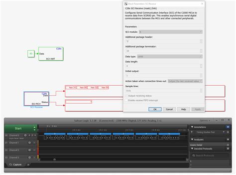 Launchxl F28379d Sci Connection In Simulink C2000 Microcontrollers Forum C2000™︎