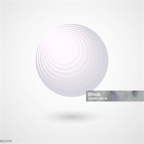 설계 및 창의성 벡터 공간 A 현대 기하학적 원형 체적 개체에 3 차원 흰색 구체 추상적인 디자인 요소 장식 미래 3d 구체 공