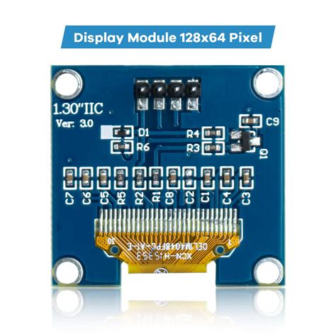 Mua 5 Pcs 1 3 Inch Iic I2c Oled Display Module 128x64 Pixel Sh1106 Screen Module Compatible With