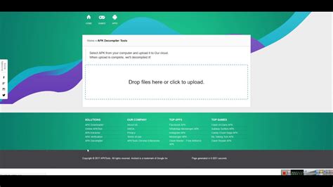 How To Decompiler APK By Online APK Decompiler YouTube