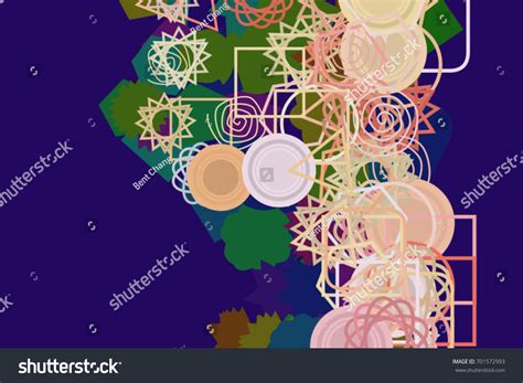 Shape Mixed Abstract Background Pattern Vector Stock Vector Royalty Free 701572993 Shutterstock