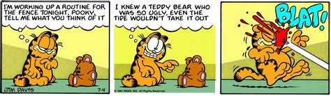 10 Greatest Garfield Comics Featuring Pooky The Teddy Bear
