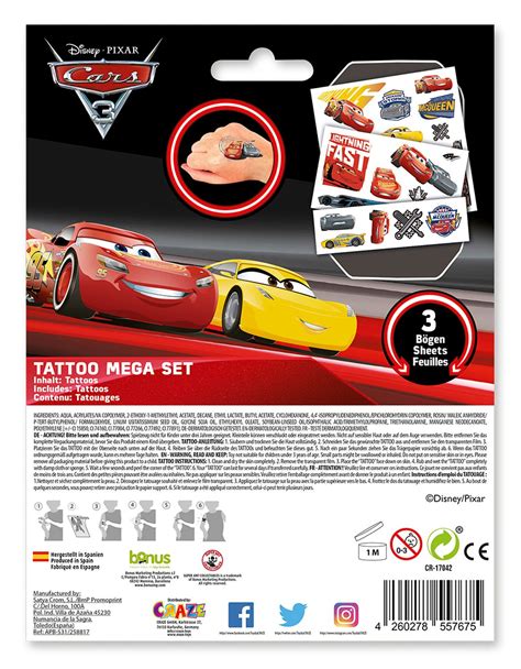 Cars Movie Tattoos