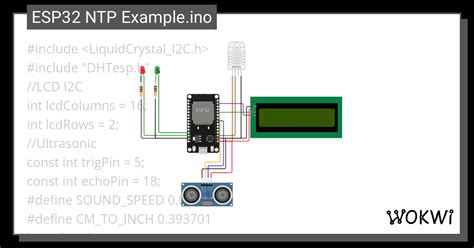 ESP Device DHT Ultrasonic Wokwi ESP STM Arduino Simulator
