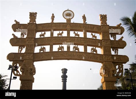 Entrance Of Buddhist Chaitya Bhumi Of Dr Bheem Rao Ambedkar Dadar