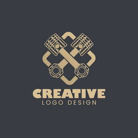 Premium Vector Engine Minimal Logo Design Vector