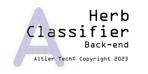 Github Dilshankarunarathneherb Classifier Backend The Back End Application For Herb