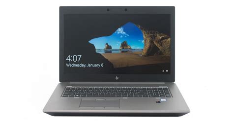 Hp Zbook G Workstation Review Storagereview Com