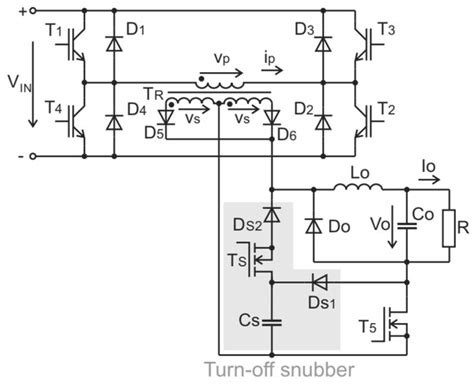 Soft Switching Full Bridge Dc Dc Converter With Energy Recovery Capacitor Snubber