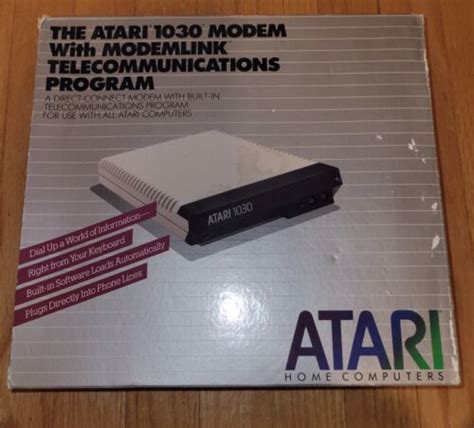 Atari 1030 Modem With Modemlink 4681845240