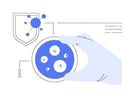 Antibiotic Sensitivity Test Abstract Concept Illustration 47231542