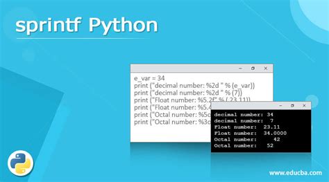 sprintf python how does sprintf work in python examples
