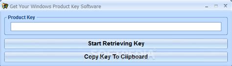 Get Your Windows Product Key Software Download Softpedia