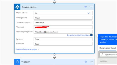Power Automate Creating A User In Azure AD And After The Creation The