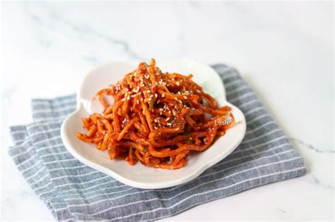 고추장 진미채무침 레시피 일미무침 진미 오징어채무침 양념 요리 네이버 블로그