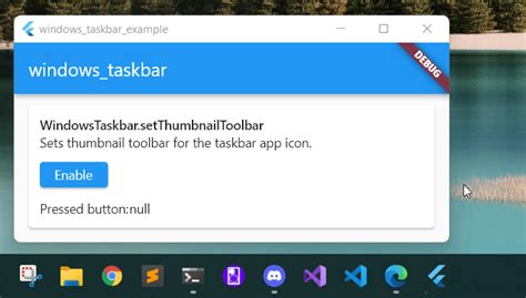 Github Alexmercerindwindowstaskbar Flutter Library Serving