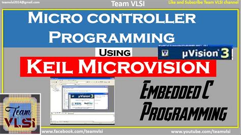Keil Microvision 8051 Micro Controller Programming Embedded C Programming Youtube
