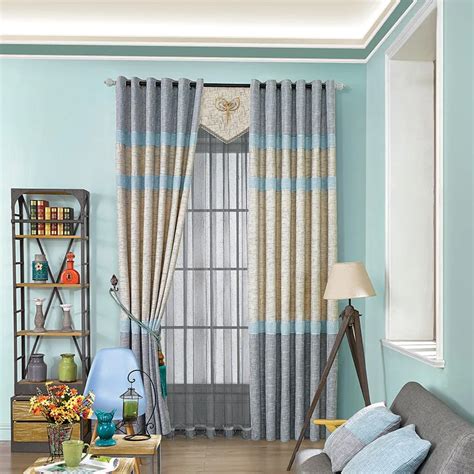 Шторы зигзаг в интерьере гостиной - фото