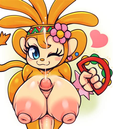 Rule 34 4 Fingers 3 Accessory Amiga Anthro Areola Bent Over Big Areola Big Ears Big Nipples