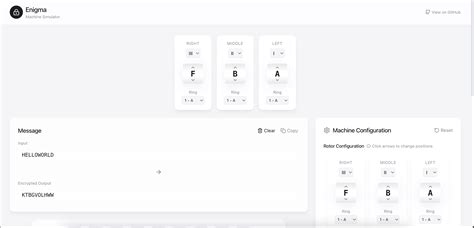 Github Karinadelchevaenigma Simulator A Fullstack Enigma Machine Can Connect To Own Ts