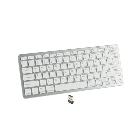 Ploutorich Wireless Bluetooth Keyboard Rechargeable Ultra Thin Wireless Keyboard With Usb