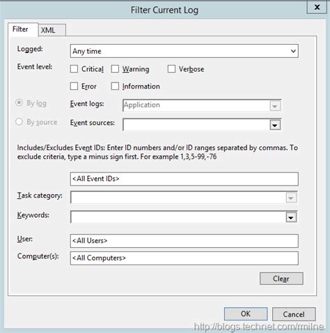 Quick Tip Event Viewer Filtering 250 Hello