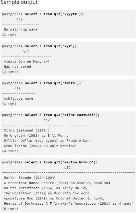 write a plpgsql function that given part of a