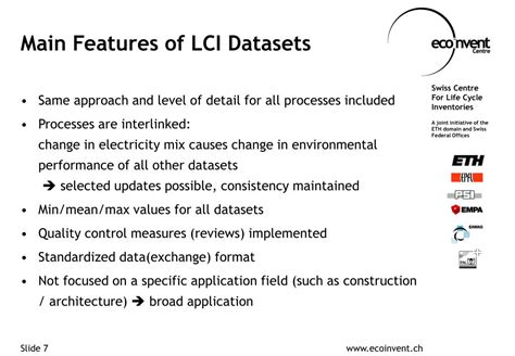 Ppt Ecoinvent A Comprehensive Web Based Lca Database Powerpoint Presentation Id 4064351