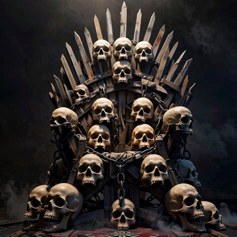 Free Throne Of Skulls Image Skull Throne Gothic Download At Stockcake