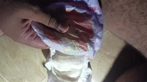 Using My Ariel Pull Ups To Cum In Tinkerbell Goodnites