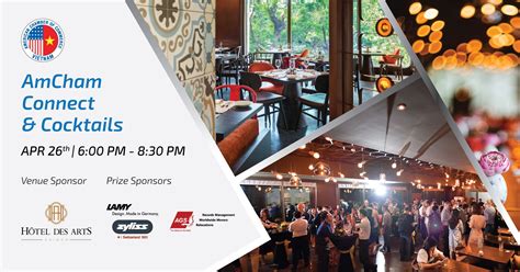 Connect And Cocktails At Hotel Des Arts Saigon Amcham Vietnam Hcmc