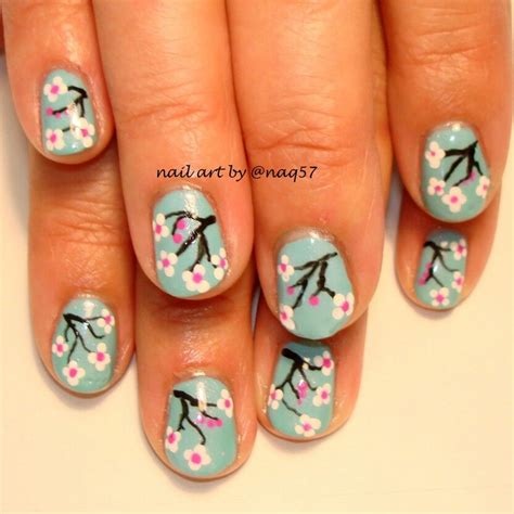 Cherry Blossom Nail Art Design Cherry Blossom Nails Art Nail Art