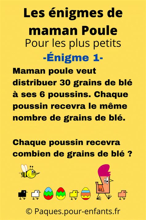 Pâques Jeux De Pâques énigmes Devinettes Casse Tête Pour Compter Solutions Pour Enfants
