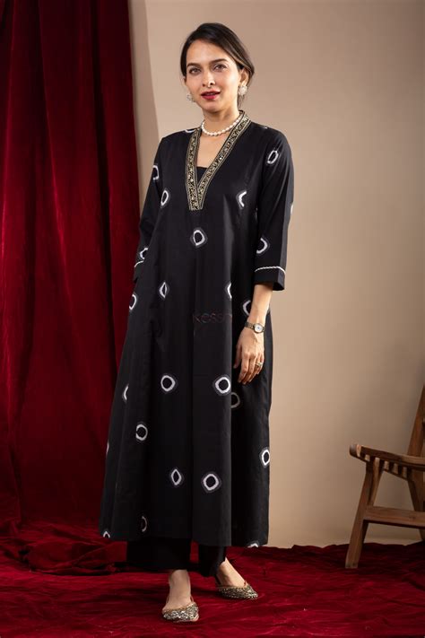 Buy Superb Avdaf267 Bonasri Cotton A Line Kurta Online