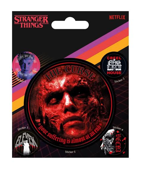 Stranger Things 80s Horror Naklejki