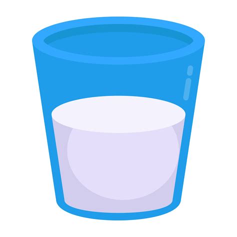 An Icon Design Of Milk Glass 36266987 Vector Art At Vecteezy