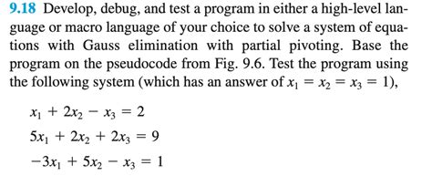 Solved 918 Develop Debug And Test A Program In Either A