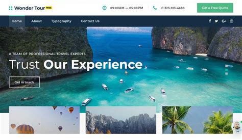 Free Css Website Templates Download For Travel Agency Free Printables Hub