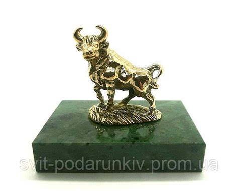 Купити Статуетка Бика з бронзи на подарунок ціна 385 грн Prom Ua Id 1298156720