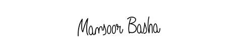 78 Mansoor Basha Name Signature Style Ideas New E Sign